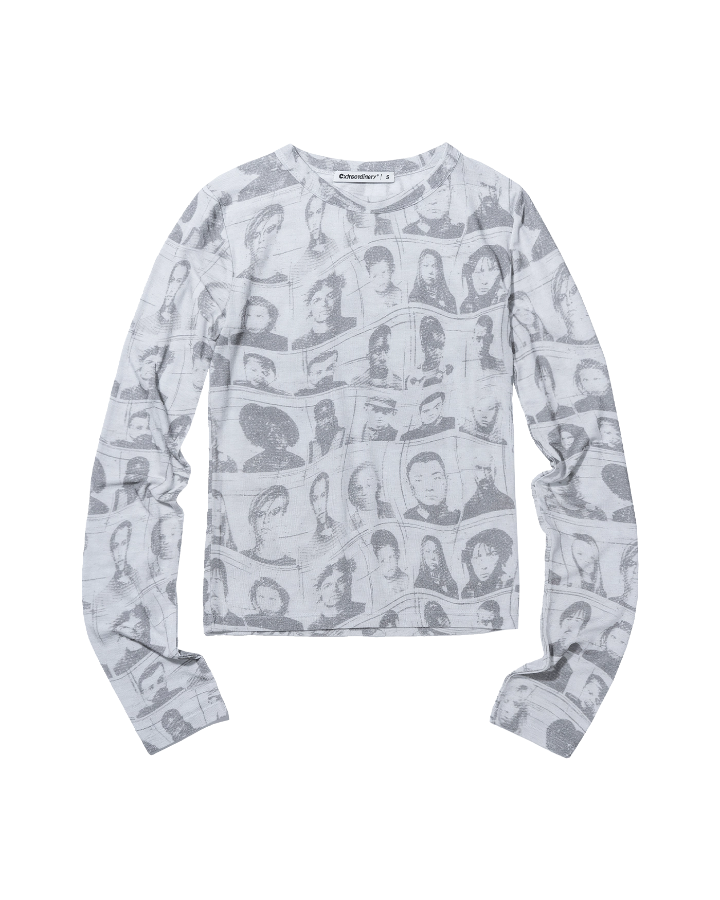 EXTRAORDINARY WOMEN PORTRAIT PRINTING LONG SLEEVE