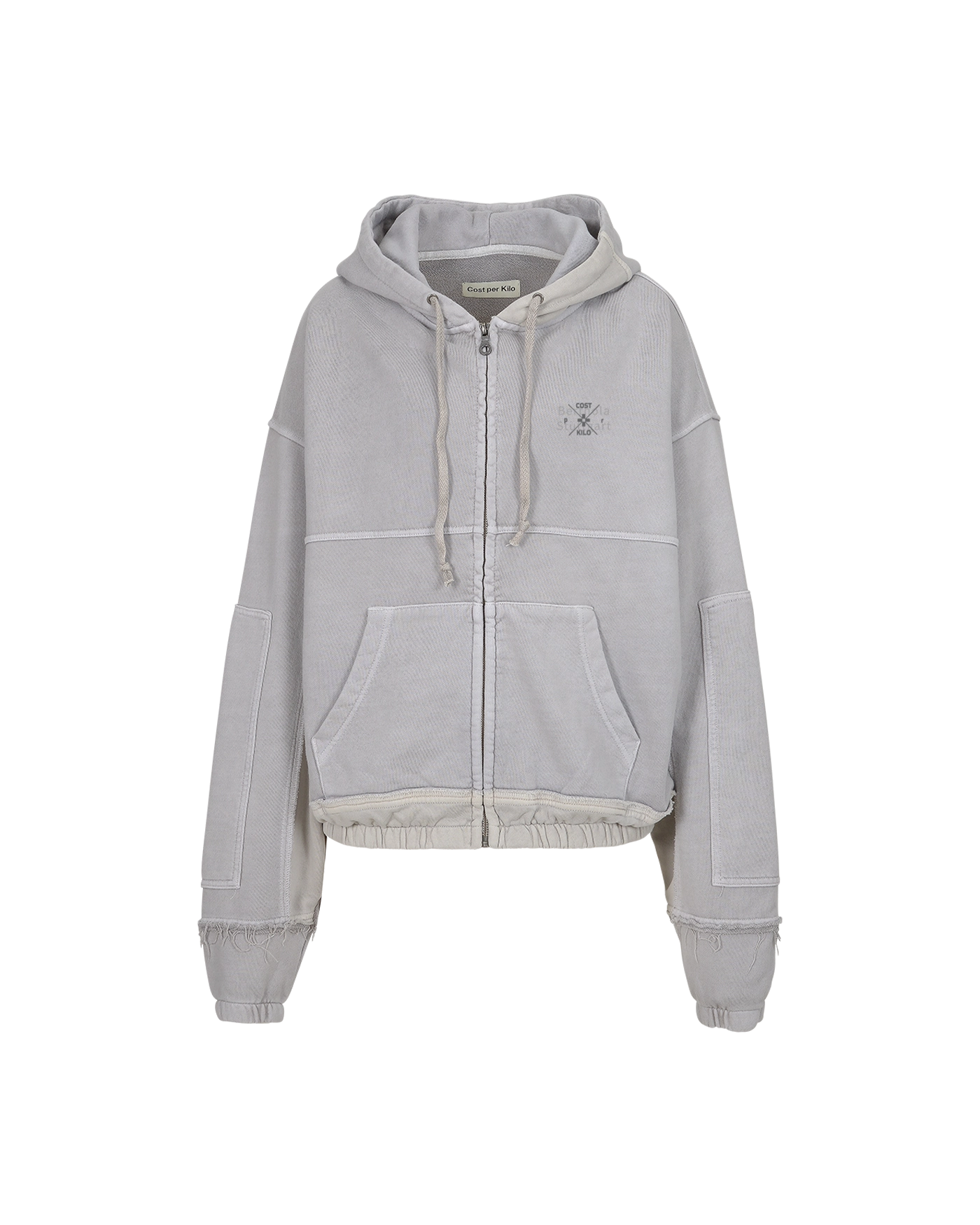 COST PER KILO PATCH ZIP HOODIE