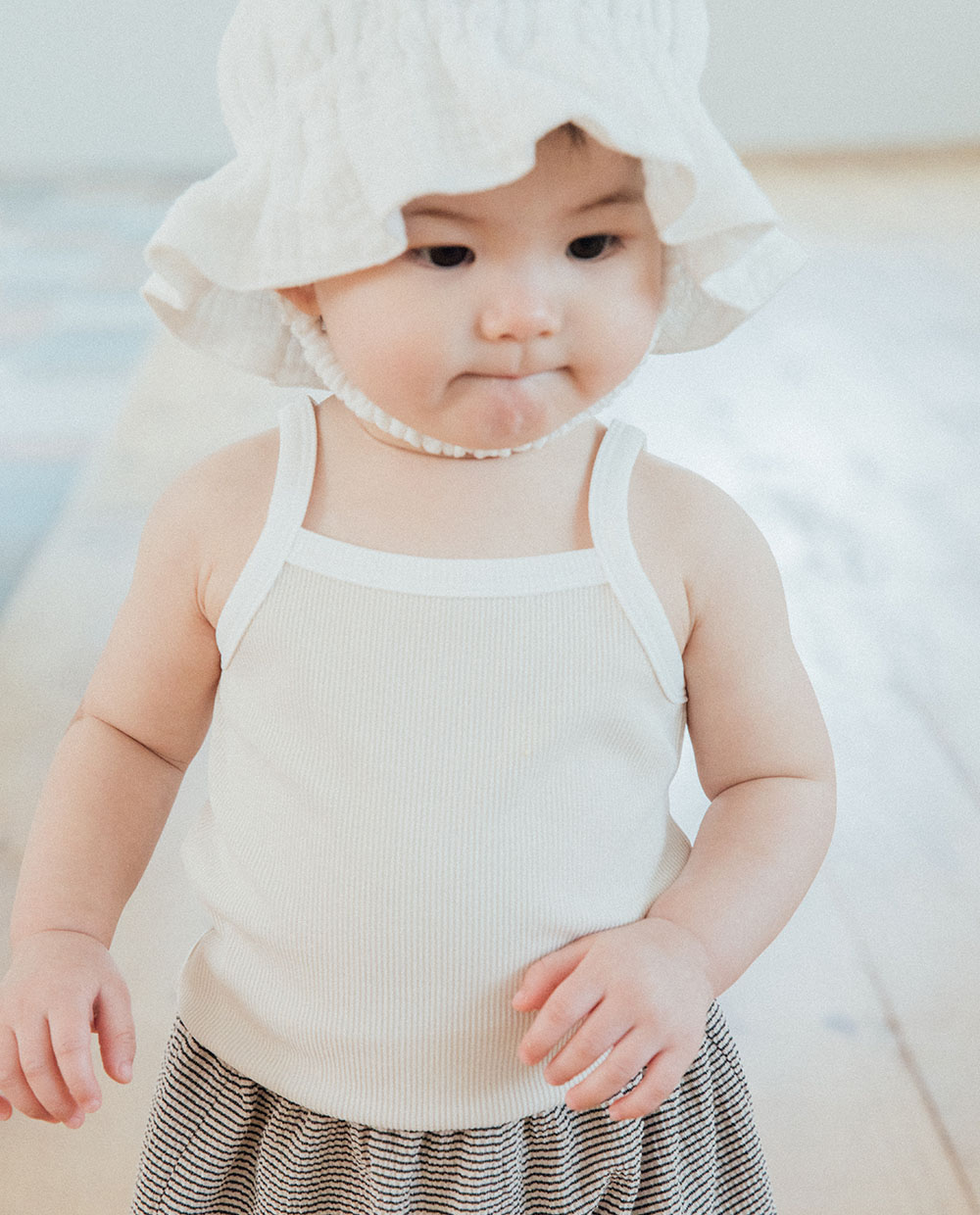 친환경 옥수수섬유 캐미솔형 티셔츠_4color | 무무즈