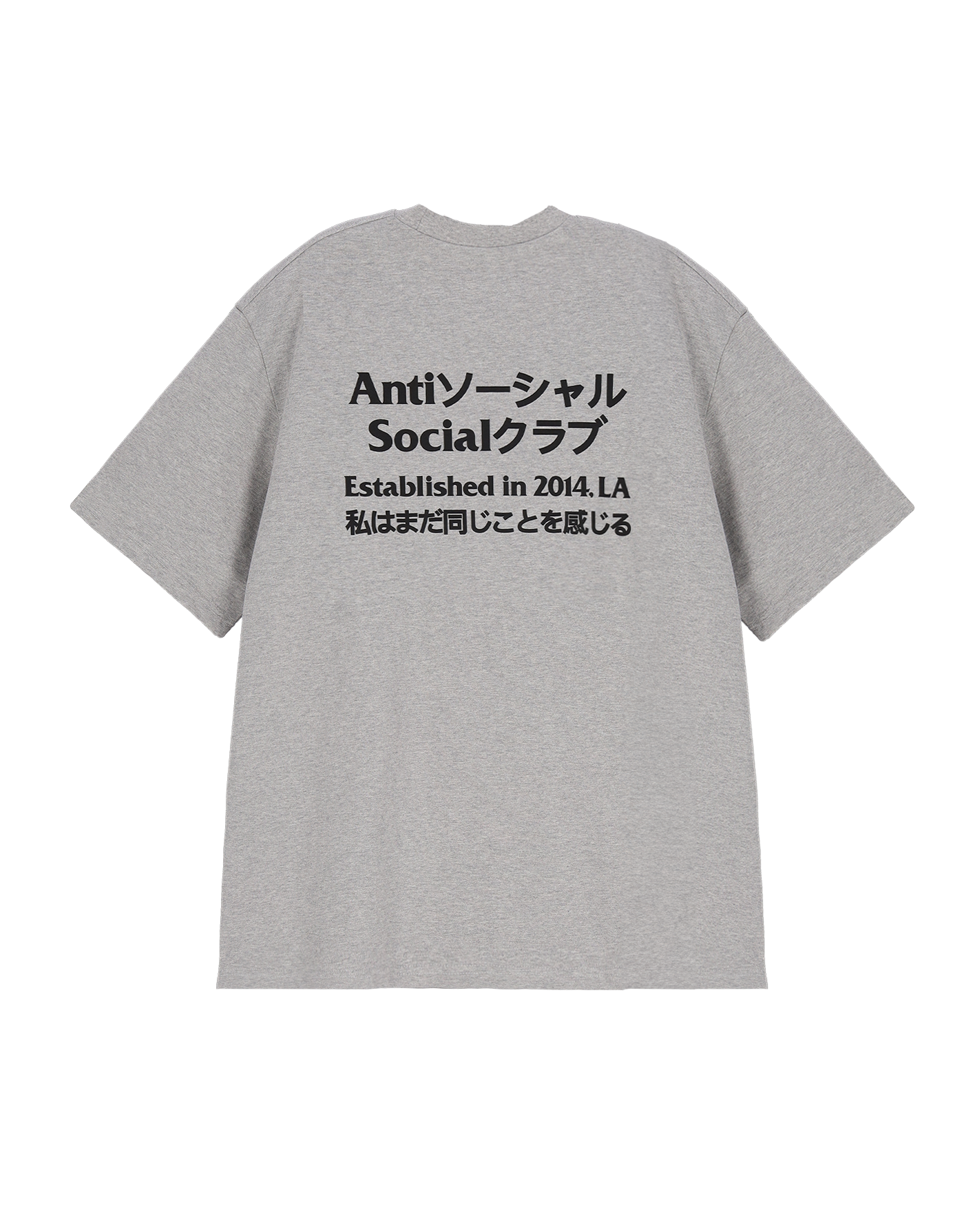 Anti Social Social Club Taku Heavy Weight T-Shirt Grey